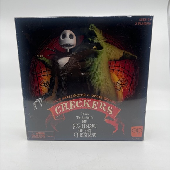 Disney | Toys | Nightmare Before Christmas Checkers Game Jack ...